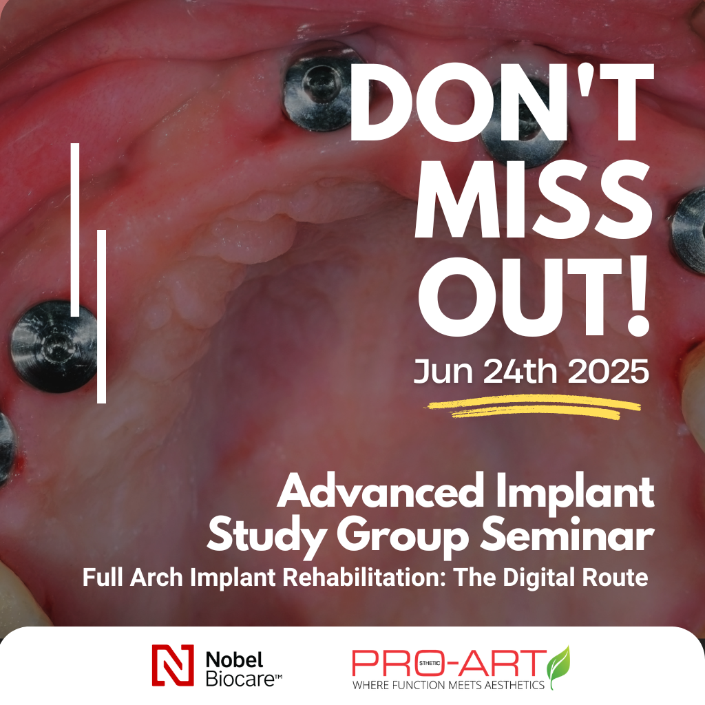 Advanced Implant Study Group Seminar - Full Arch Implant Rehabilitation: The Digital Route Jun ...